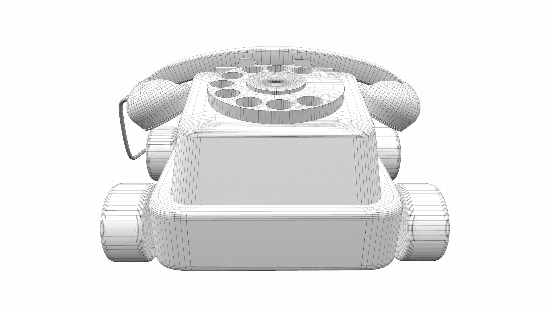 Plastic Baby Toy Phone 3D Model - TurboSquid 2109020