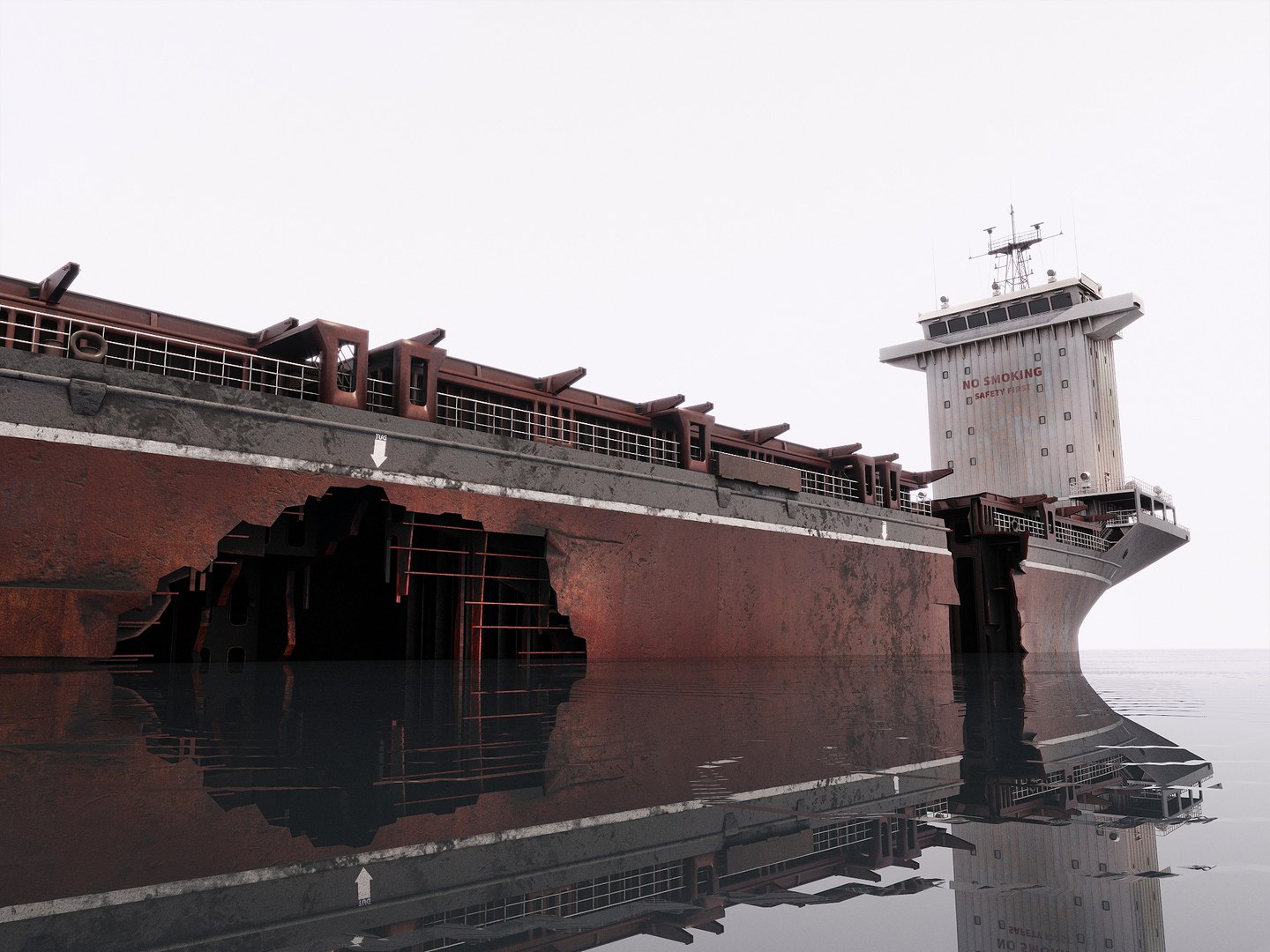 3D SHIP WRECK - TurboSquid 1807989