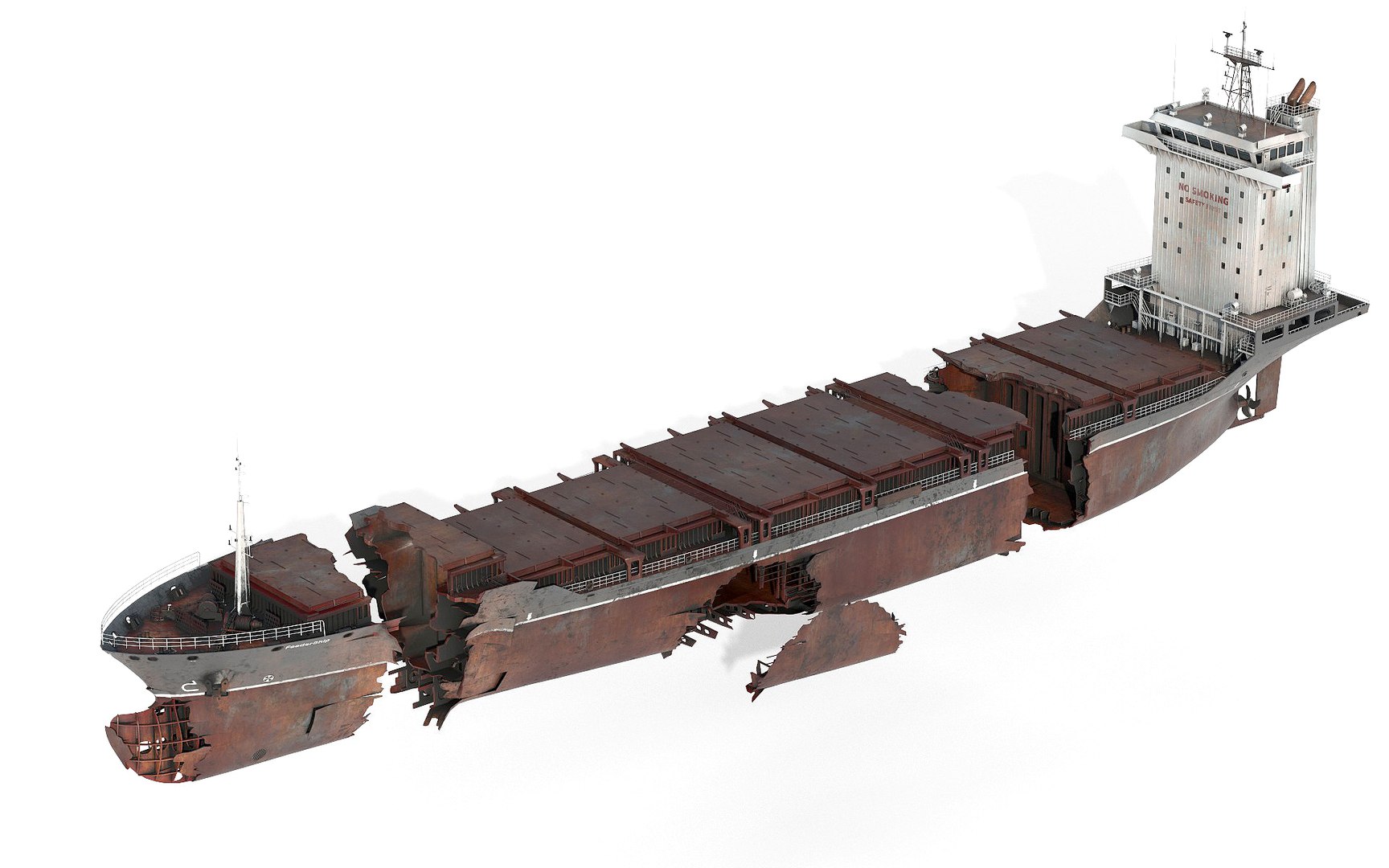 3D SHIP WRECK - TurboSquid 1807989