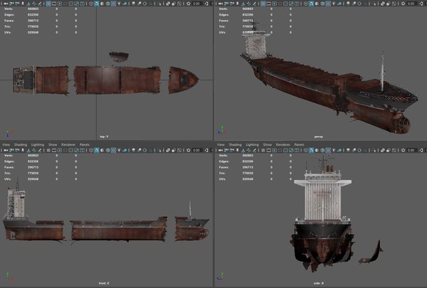 3D SHIP WRECK - TurboSquid 1807989