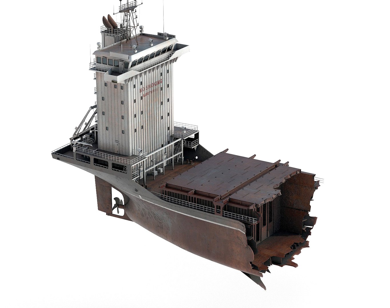 3D SHIP WRECK - TurboSquid 1807989