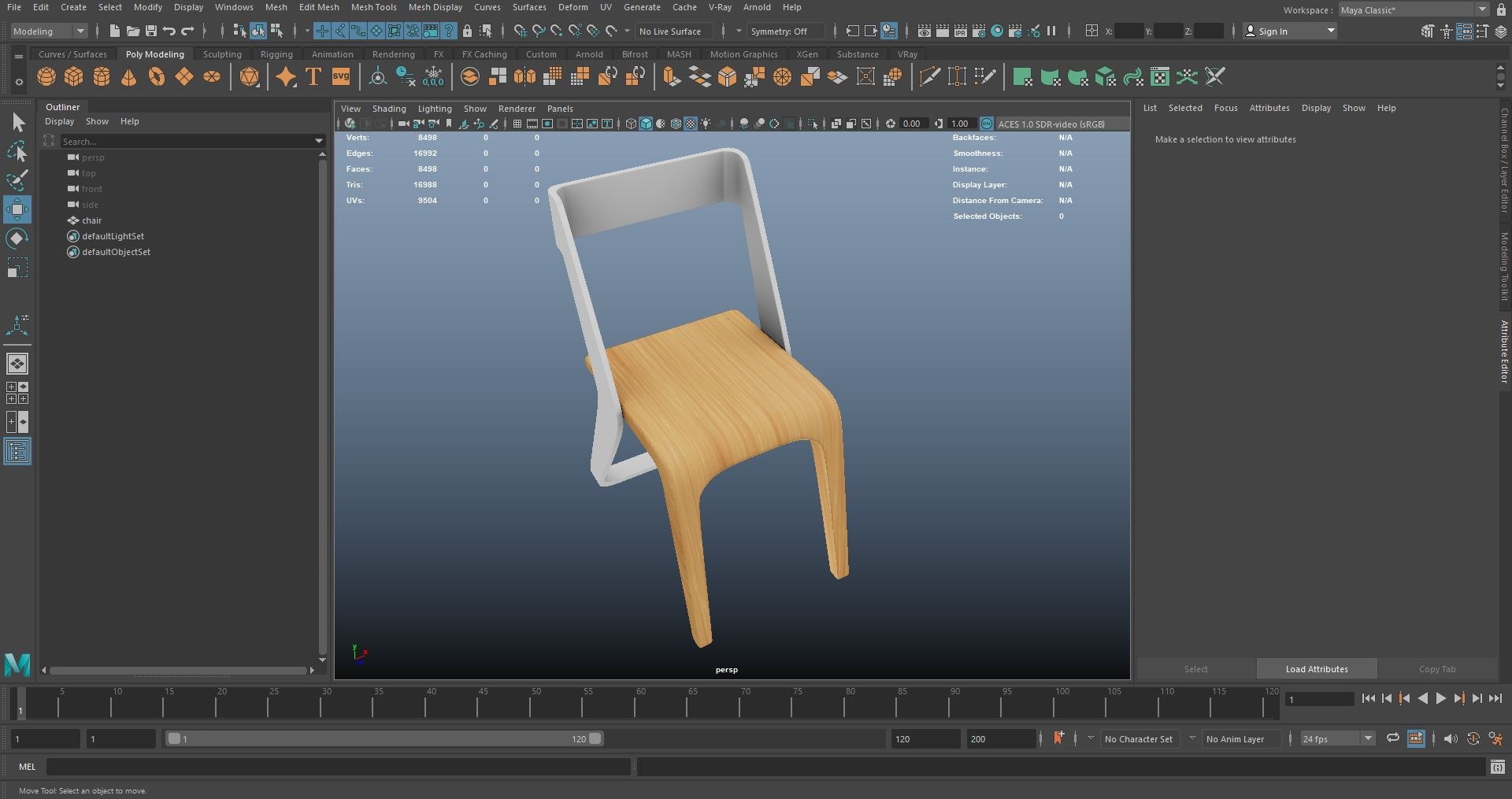 3D Model Modern Chair VR AR PBR - TurboSquid 2007678