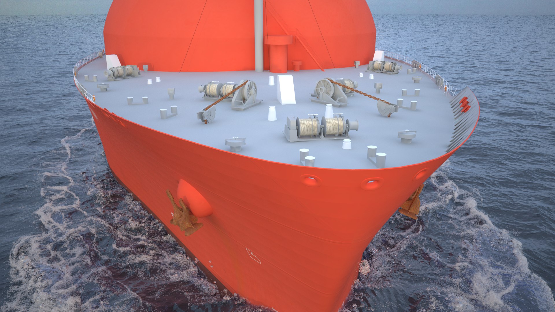 3D LNG Tanker Ship Arctic Lady - TurboSquid 2037526