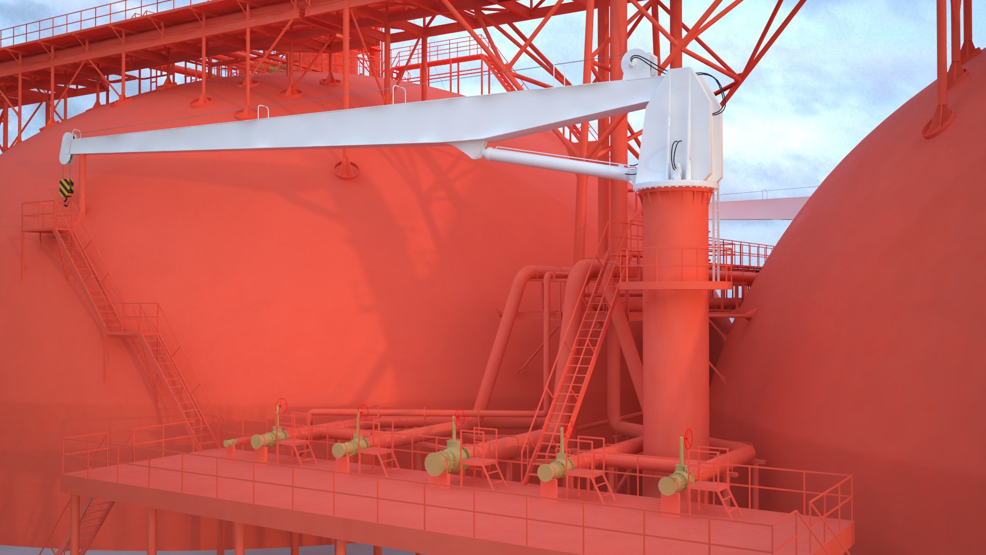 3D LNG Tanker Ship Arctic Lady - TurboSquid 2037526