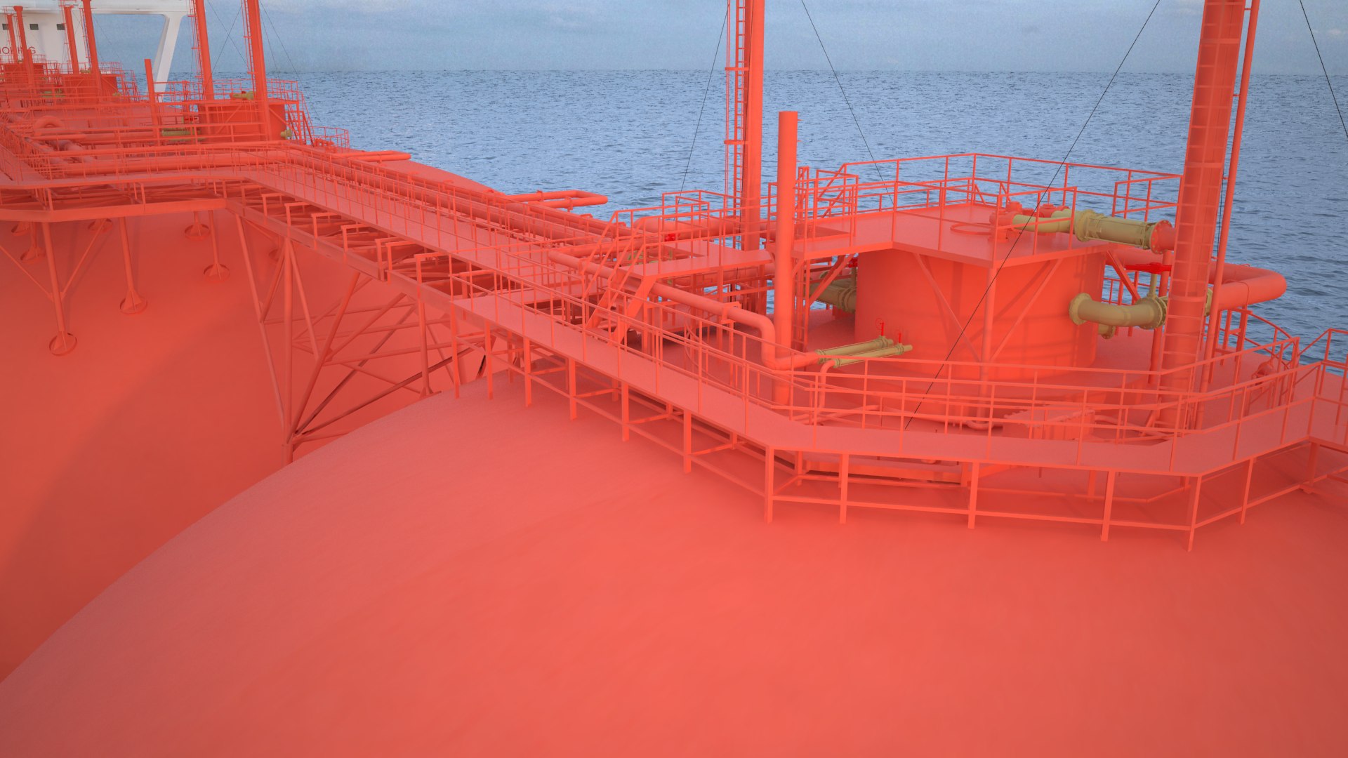 3D LNG Tanker Ship Arctic Lady - TurboSquid 2037526