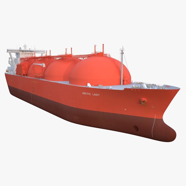 modelo 3d LNG Tanker Ship Arctic Lady - TurboSquid 2037526