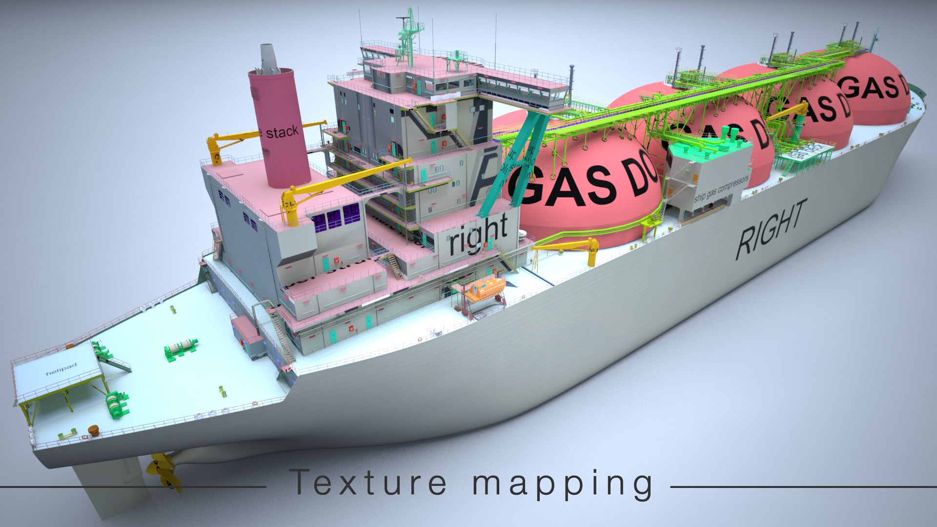 3D LNG Tanker Ship Arctic Lady - TurboSquid 2037526