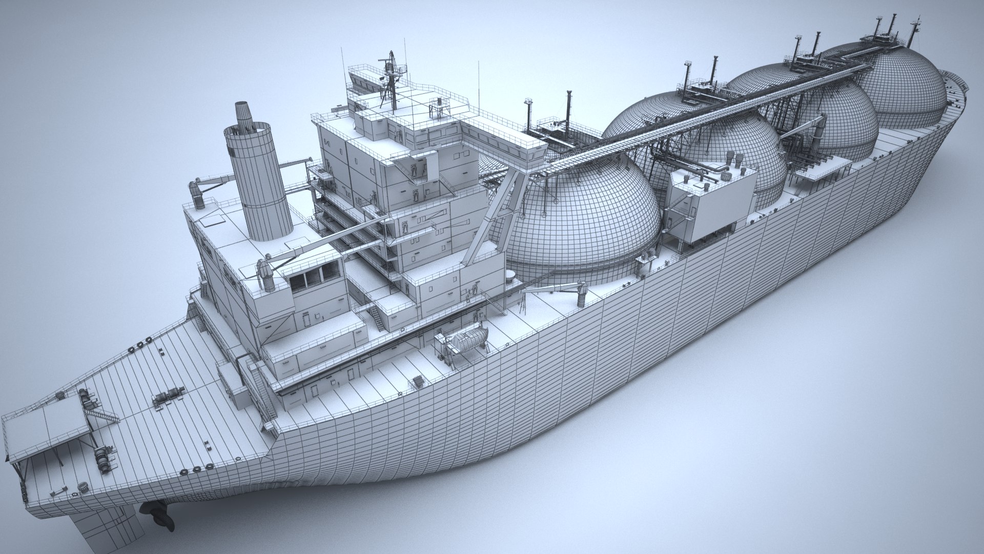 3D LNG Tanker Ship Arctic Lady - TurboSquid 2037526