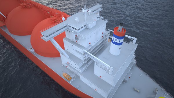 modelo 3d LNG Tanker Ship Arctic Lady - TurboSquid 2037526