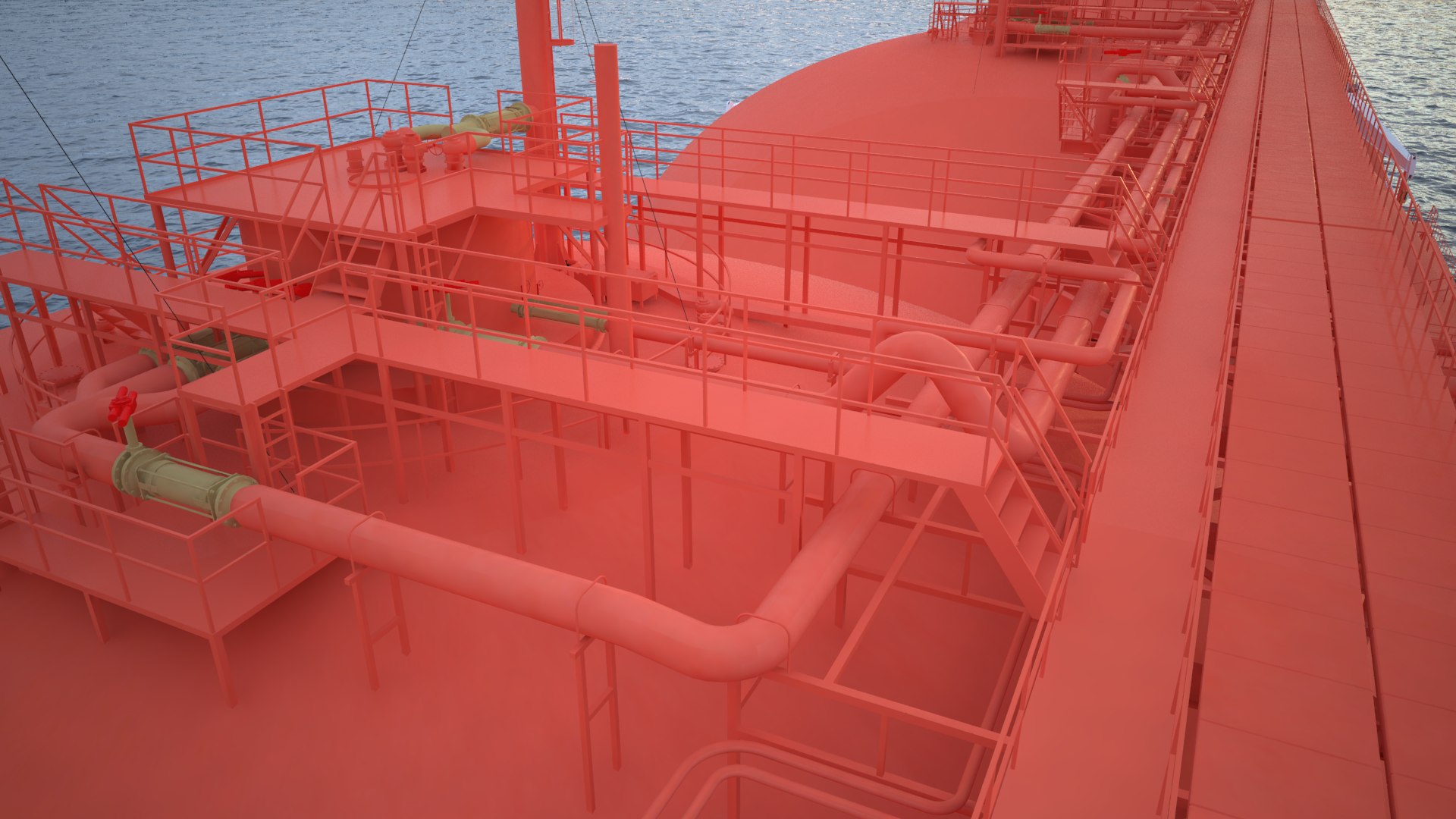 3D LNG Tanker Ship Arctic Lady - TurboSquid 2037526