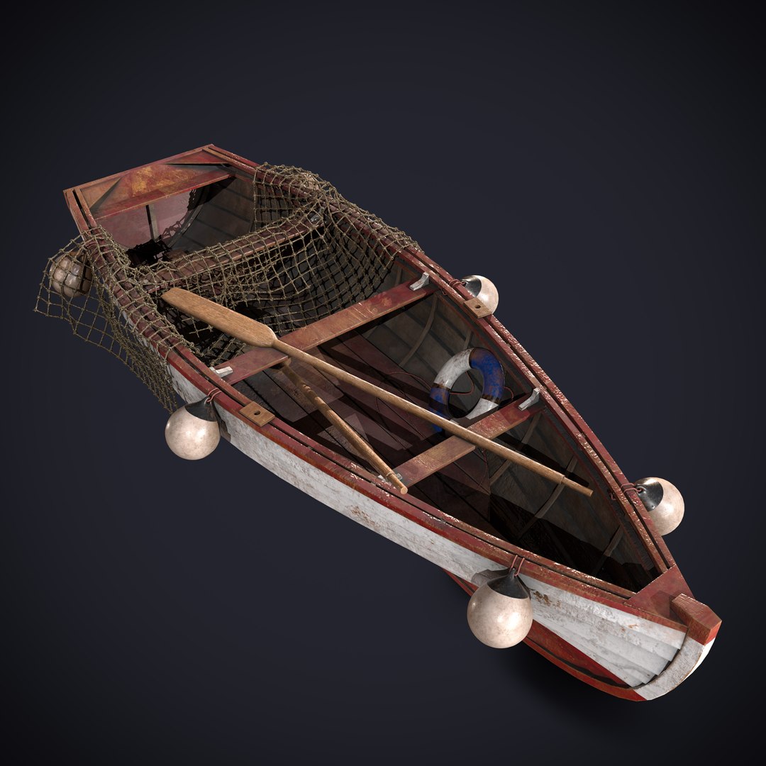 Rowing Boat 3D Model - TurboSquid 2259629