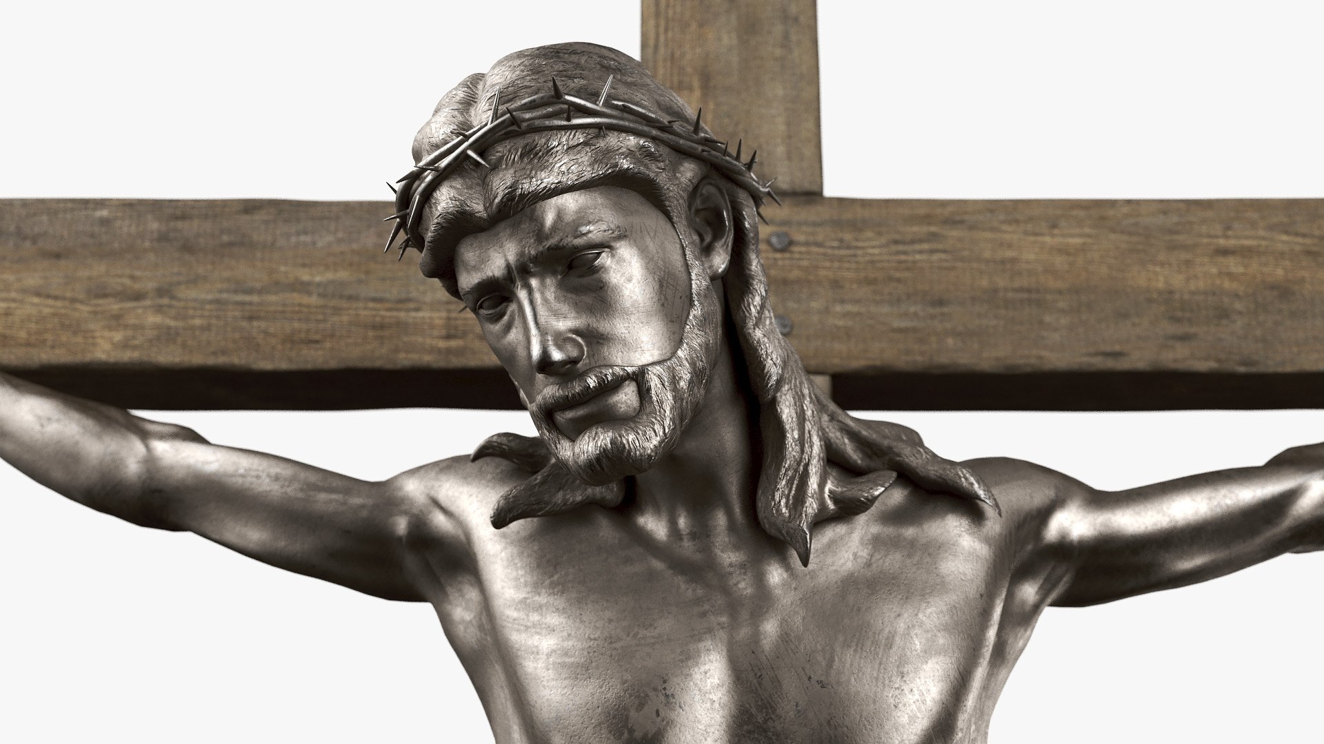 3D Jesus Christ Statue Model - TurboSquid 1902596