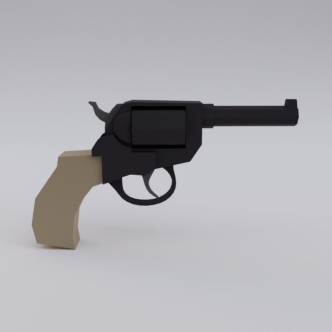 COLT M1877 Revolver 3D Model - TurboSquid 1992357