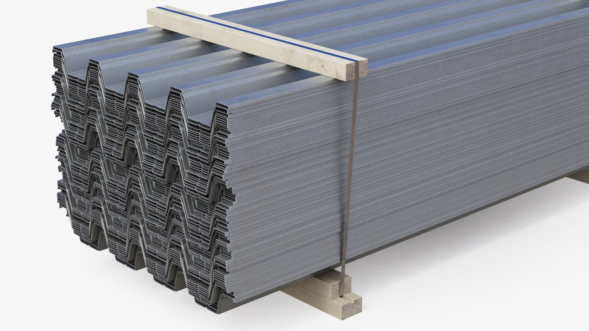 Profiled Decking 3D Model - TurboSquid 2016435