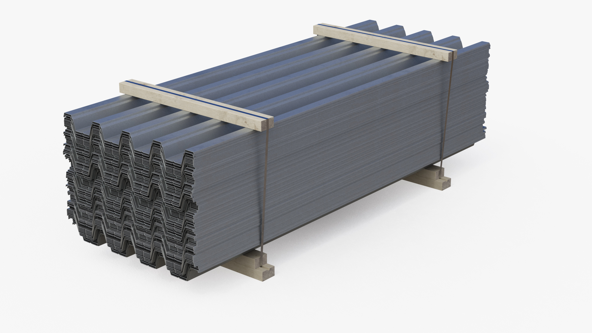 Profiled Decking 3D Model - TurboSquid 2016435