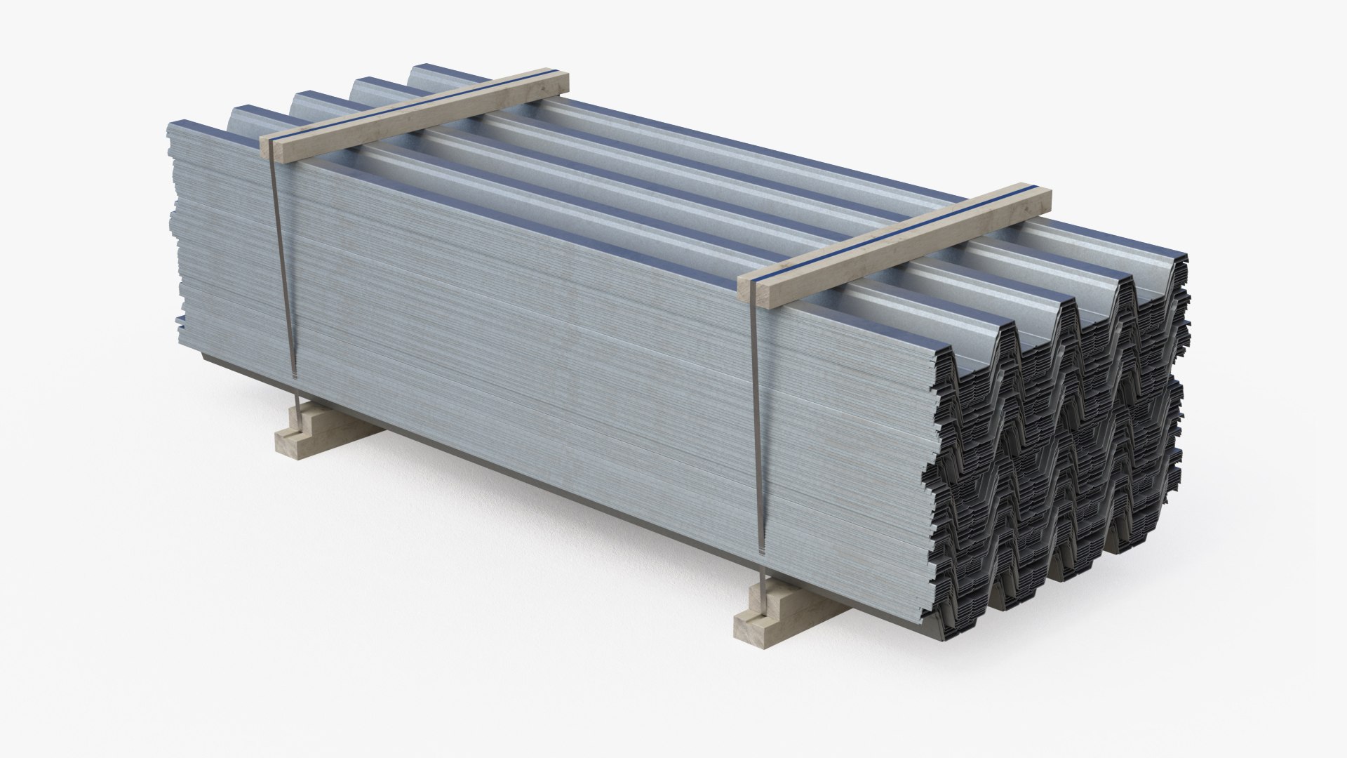 Profiled Decking 3D Model - TurboSquid 2016435