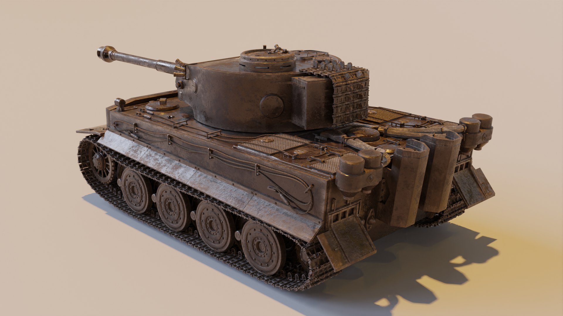 3D Tiger I 3Dmodel Model - TurboSquid 1999402