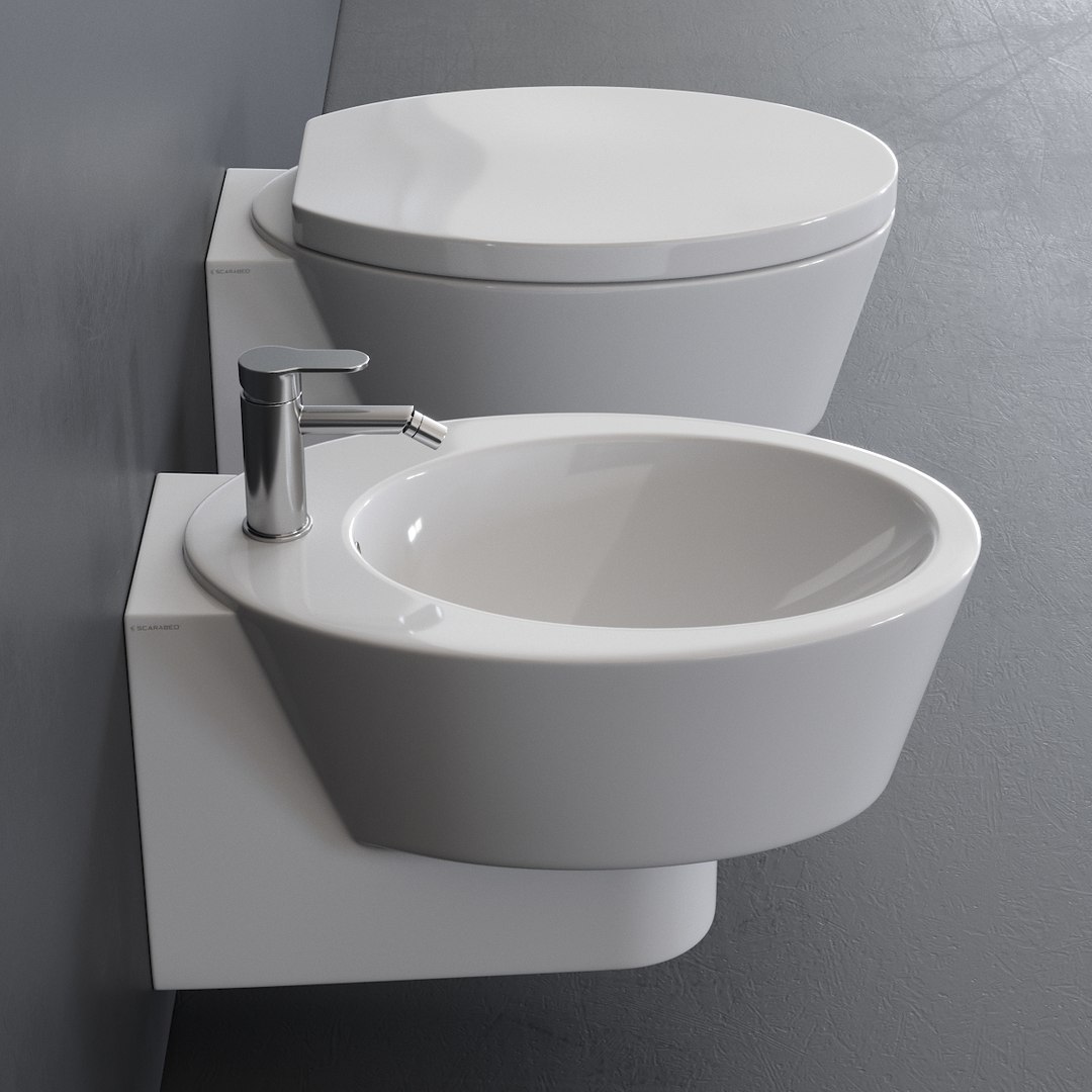 3D Wish Wall-hung Toilet Bidet Model - TurboSquid 1517059