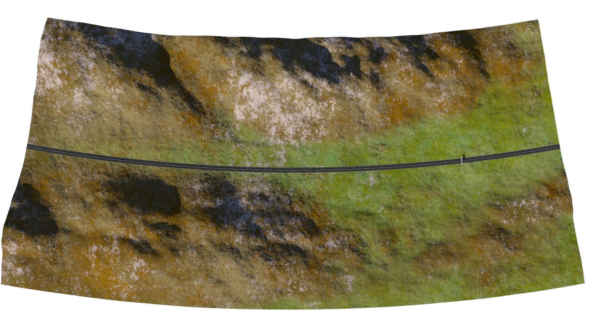 3d max terrain road