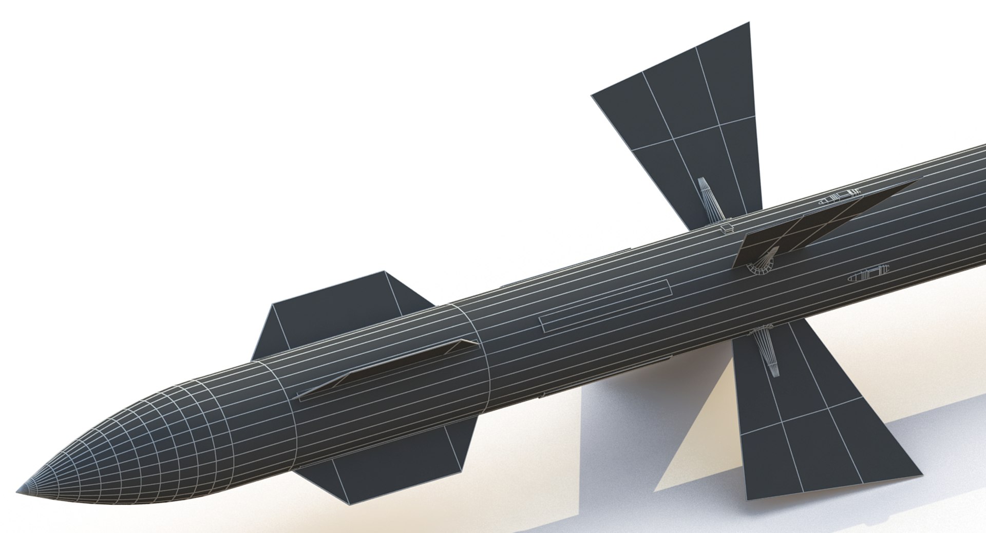 R-27r Missile 3d Model