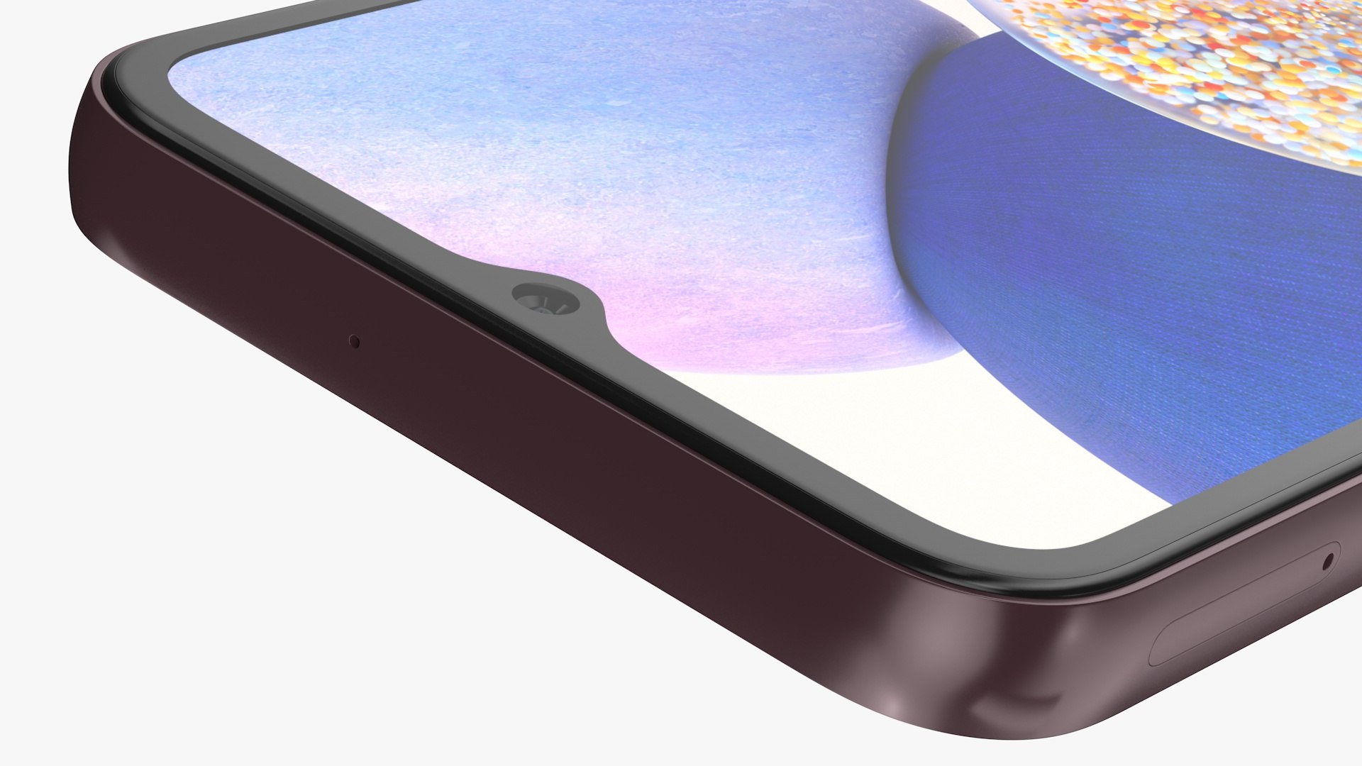 3D Model Samsung Galaxy A14 Dark Red - TurboSquid 2011497