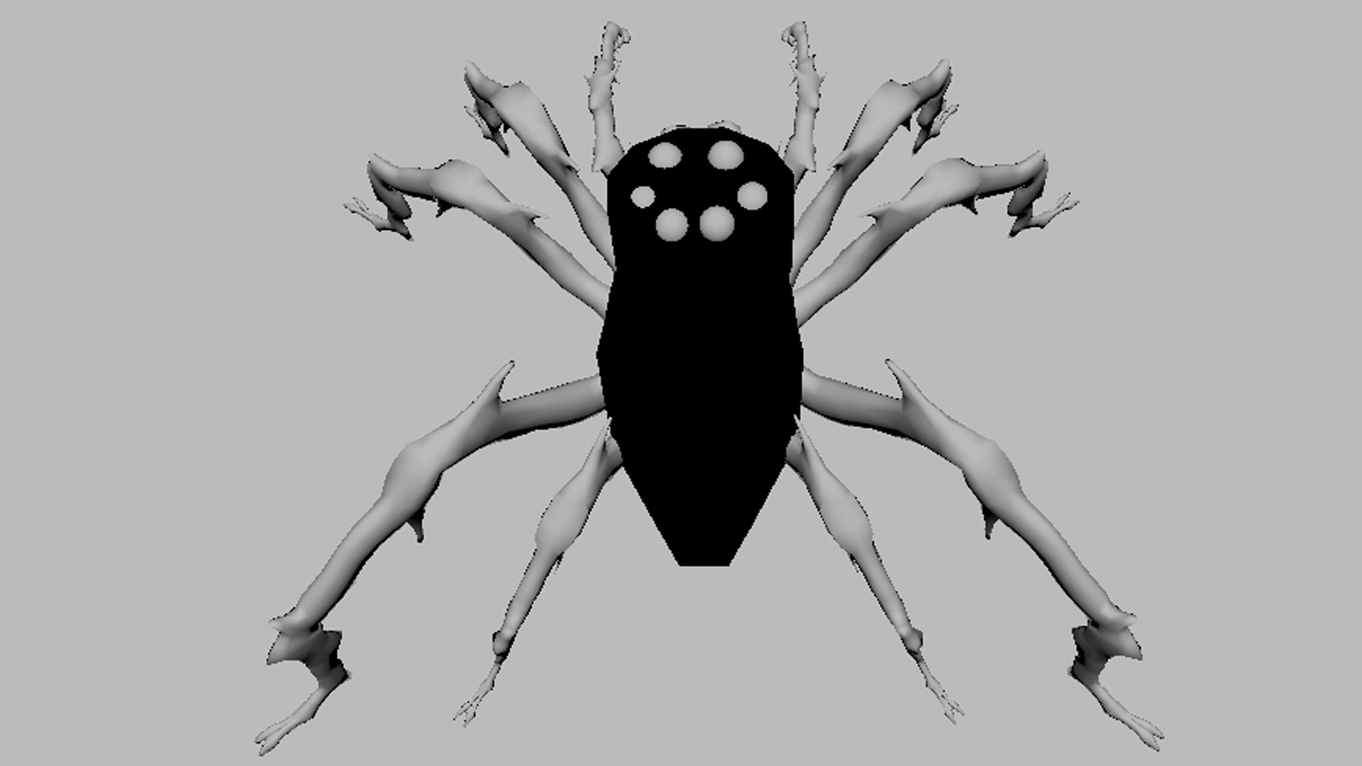 Spider Model With Textures - Game-Ready Optimize Asset Low-poly 3D ...