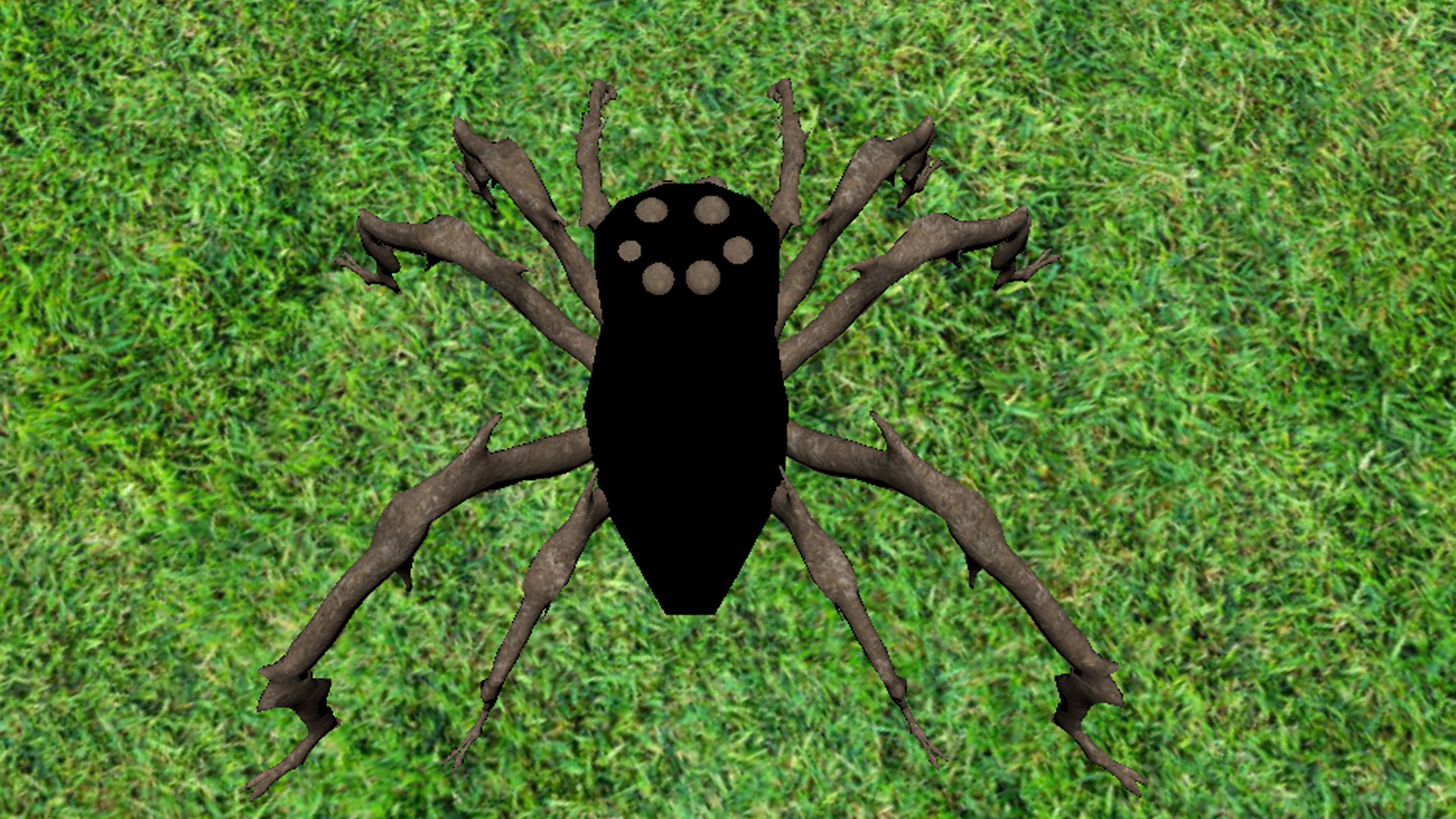Spider Model With Textures - Game-Ready Optimize Asset Low-poly 3D ...