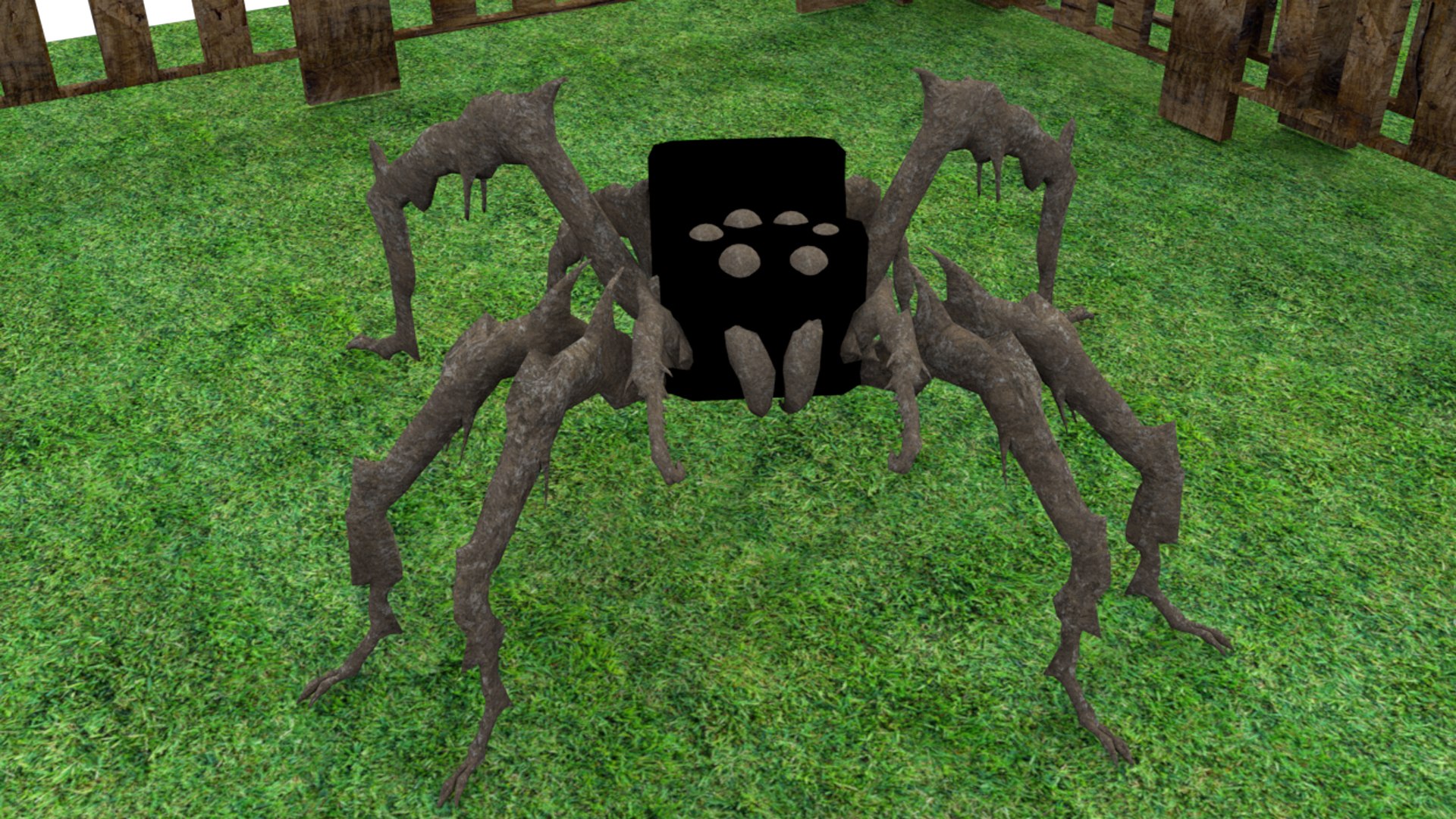 Spider Model With Textures - Game-Ready Optimize Asset Low-poly 3D ...