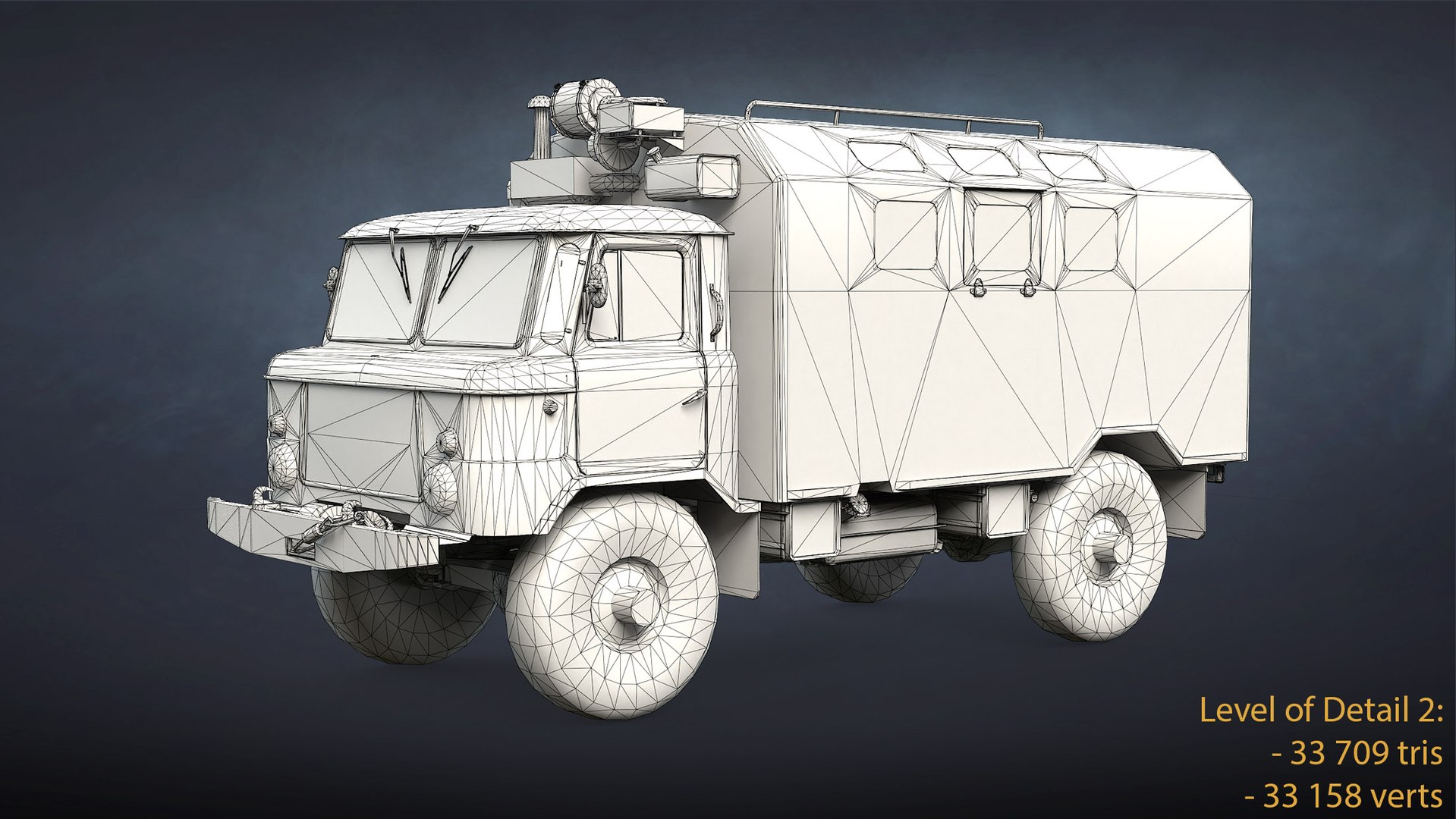 GAZ-66 Truck Game Ready 3D model - TurboSquid 2054446