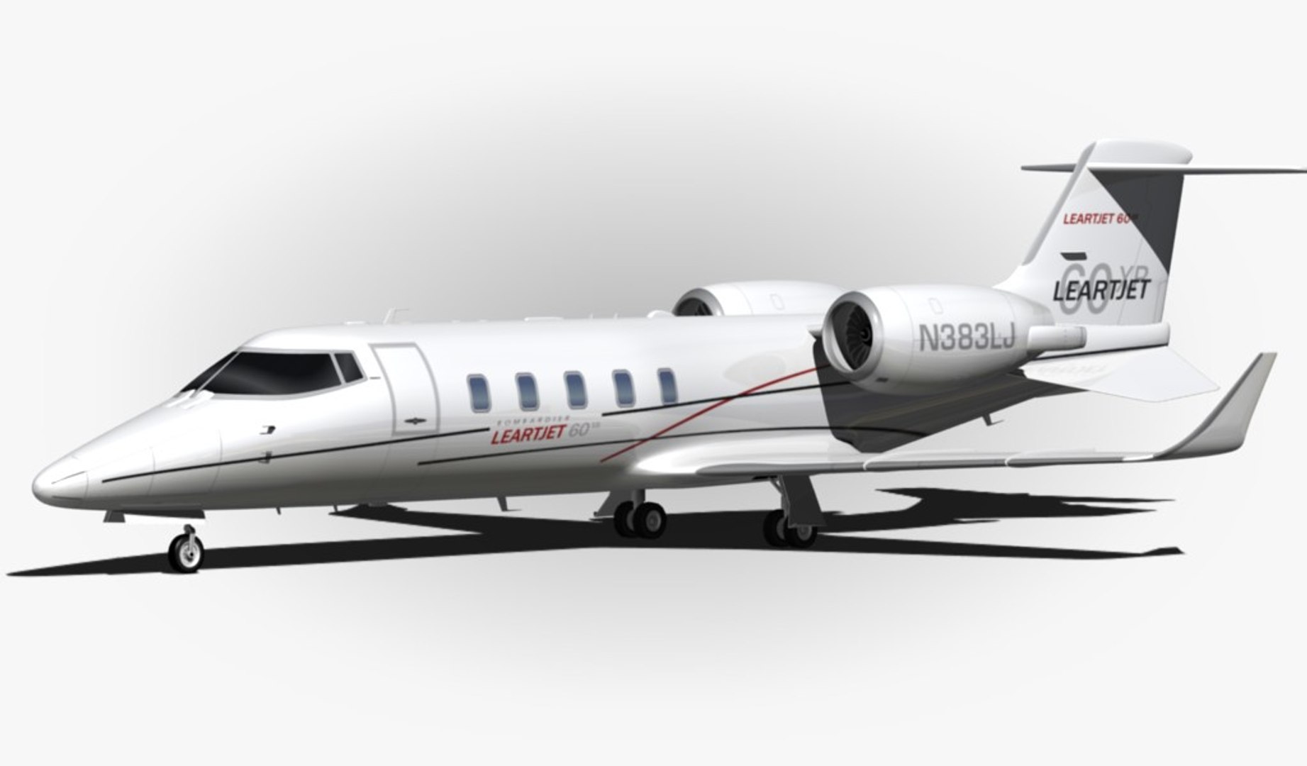 Learjet 60 Xr 3d Max
