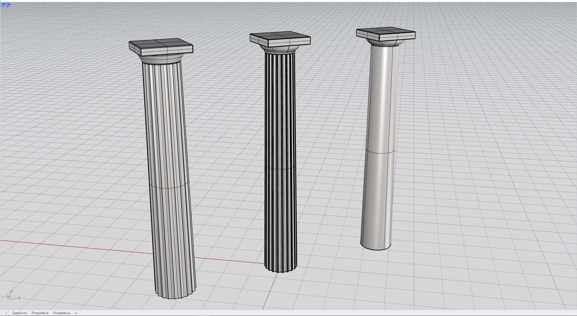 Doric Order Columns 3D Model - TurboSquid 2045900