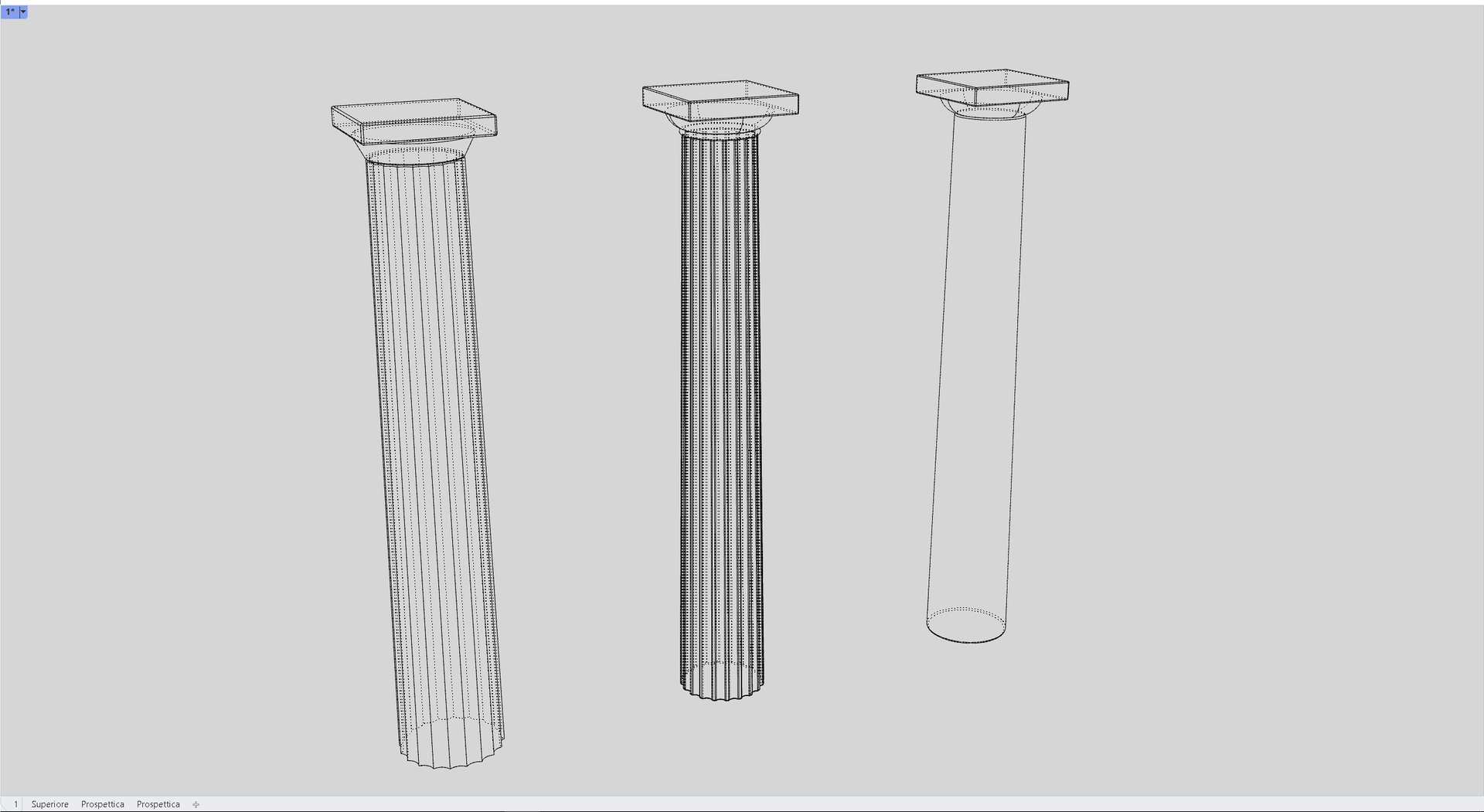 Doric Order Columns 3D Model - TurboSquid 2045900