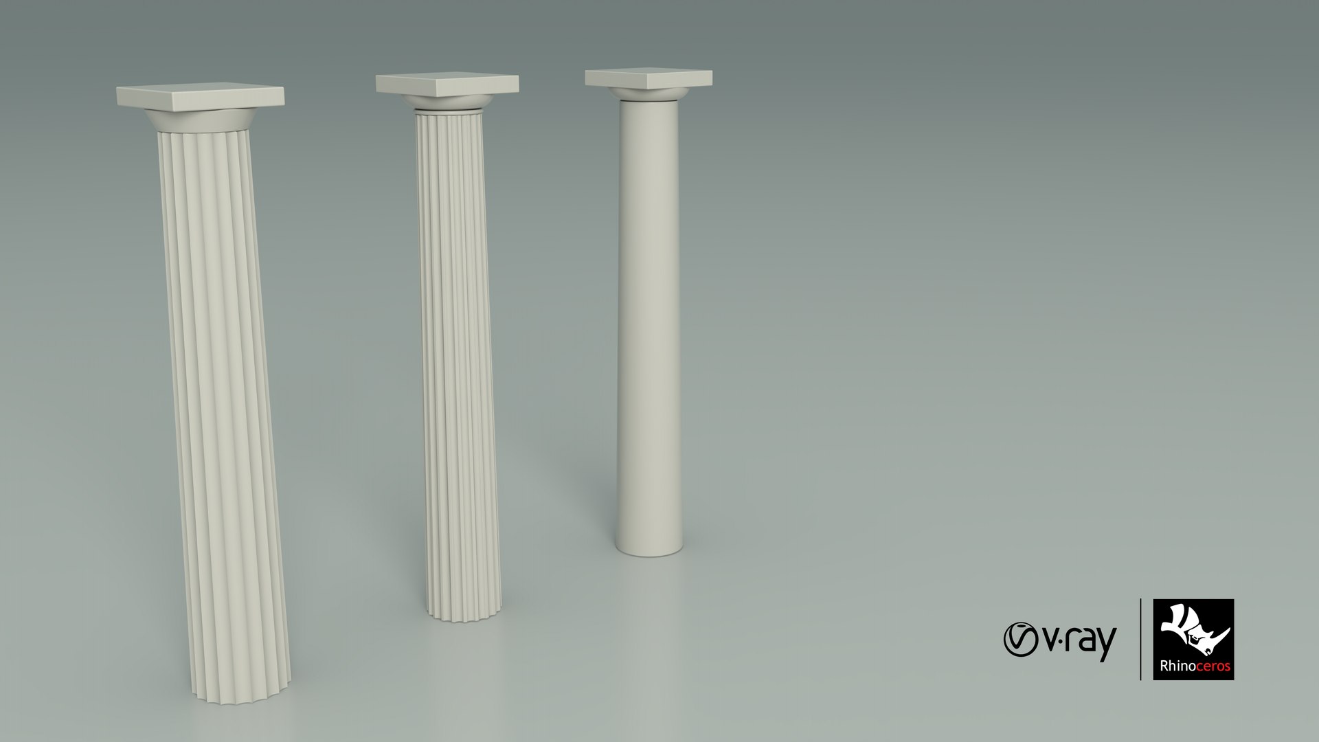 Doric Order Columns 3D Model - TurboSquid 2045900