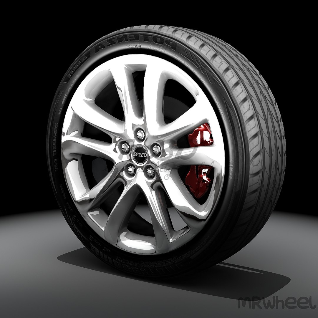 3d Model Of Wheel Mrwheel