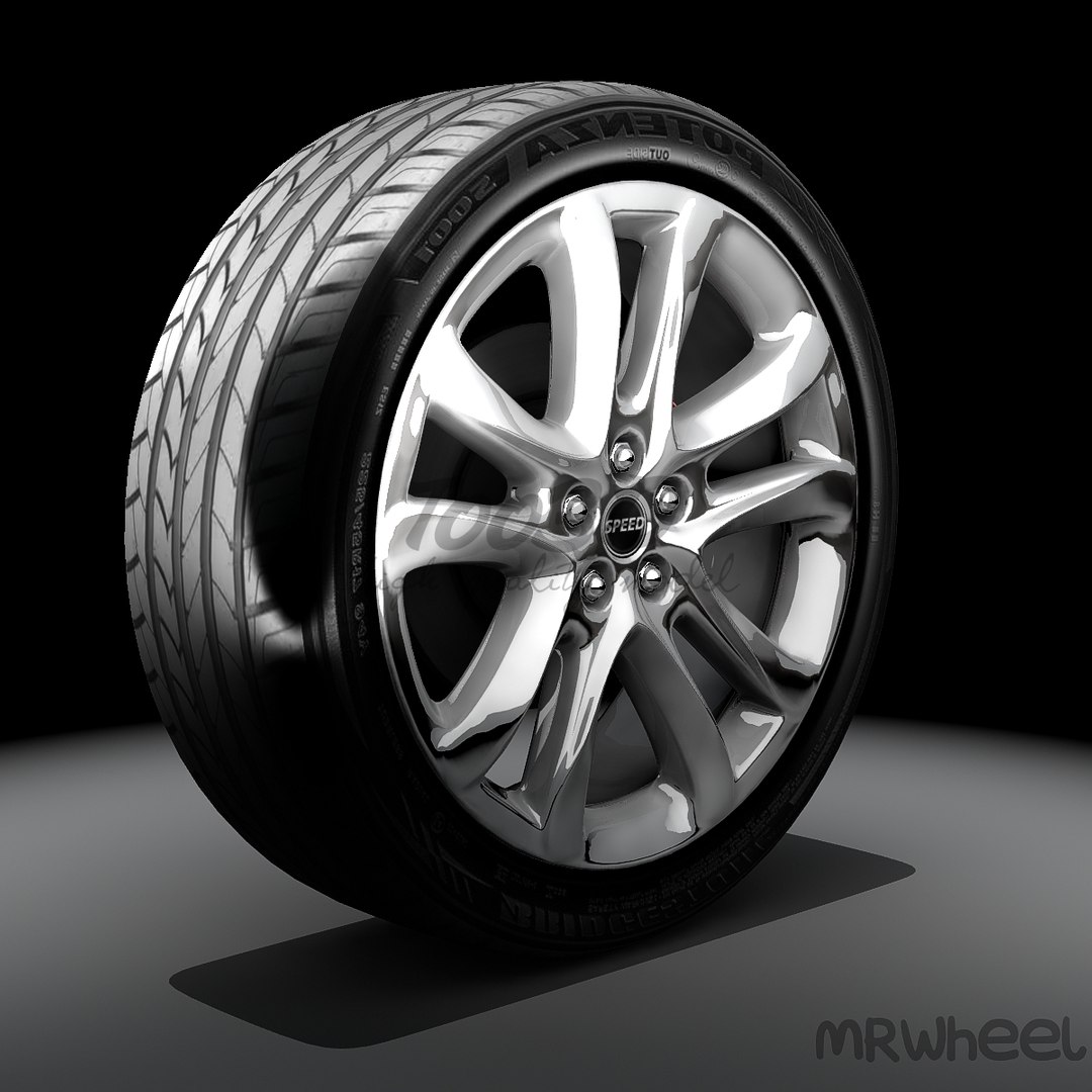 3d model of wheel mrwheel