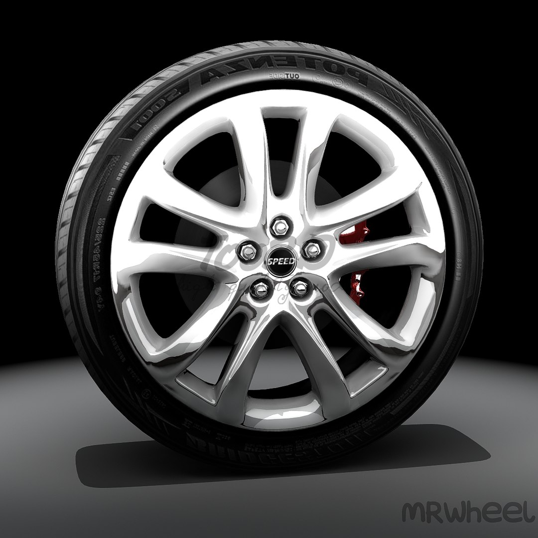3d Model Of Wheel Mrwheel