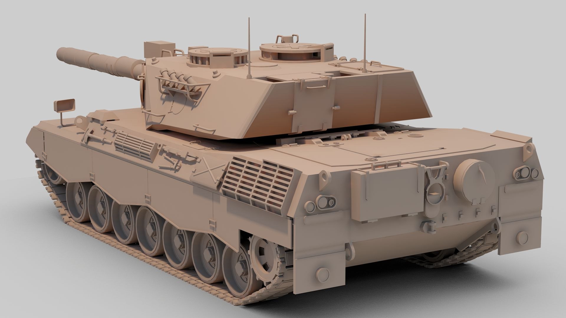 3D Leopard 1 Tank Model - TurboSquid 1779838