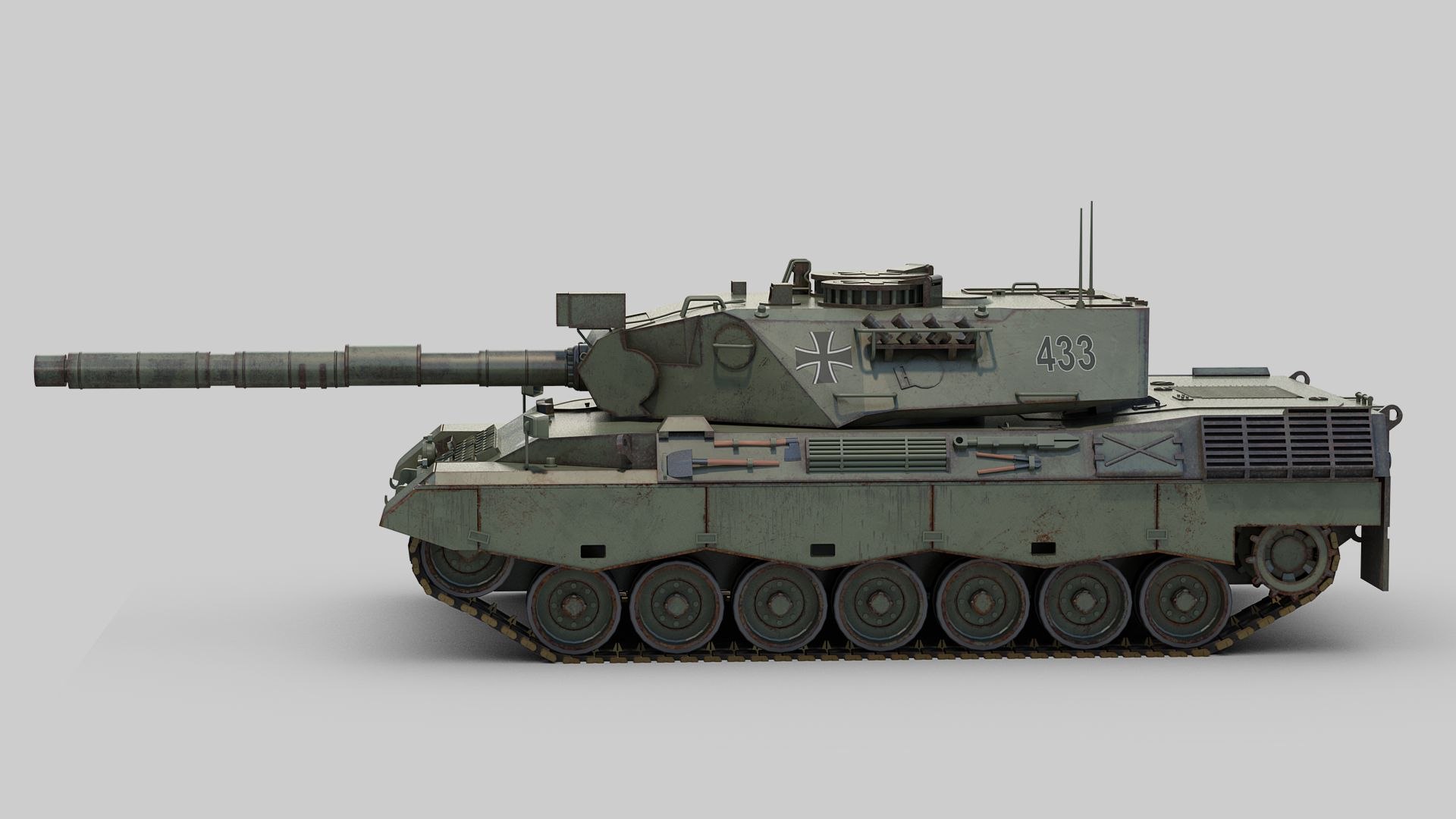 3D Leopard 1 Tank Model - TurboSquid 1779838