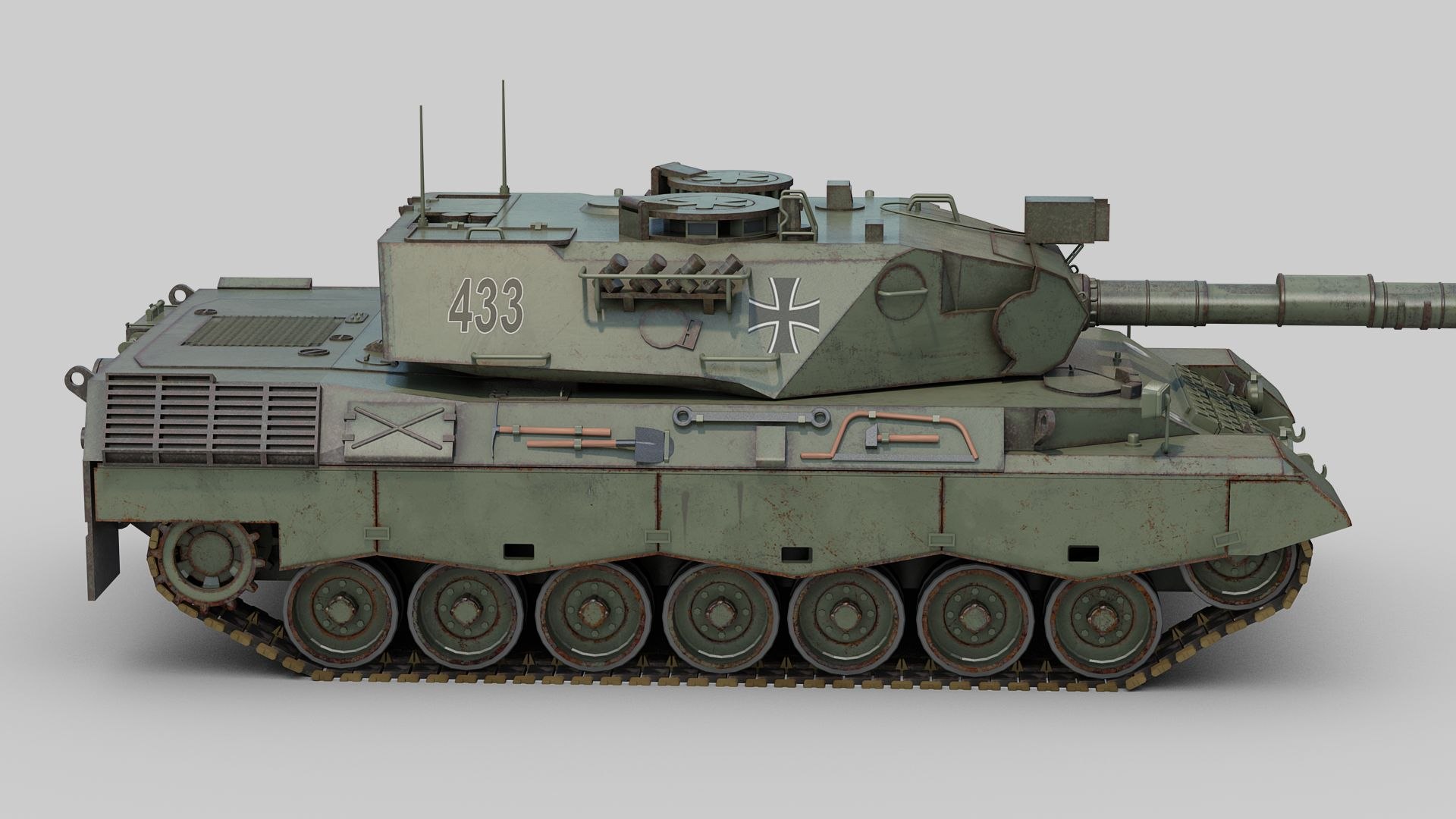 3D Leopard 1 Tank Model - TurboSquid 1779838