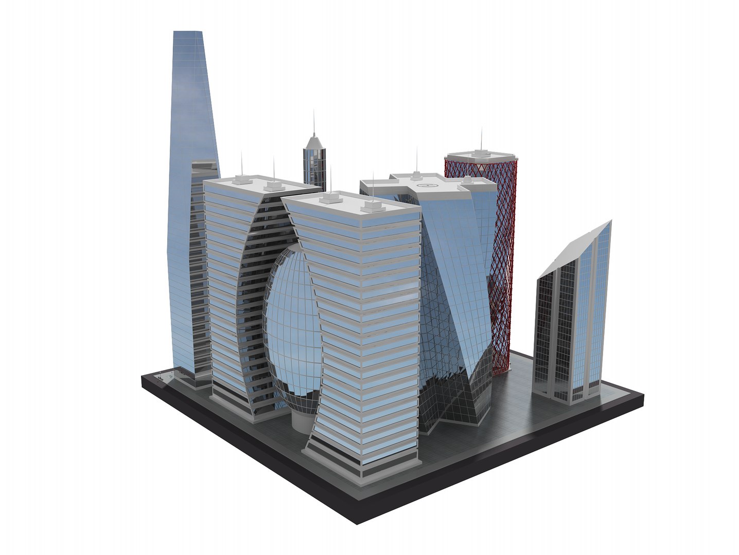 3D Model Modern Future Building - TurboSquid 1330627