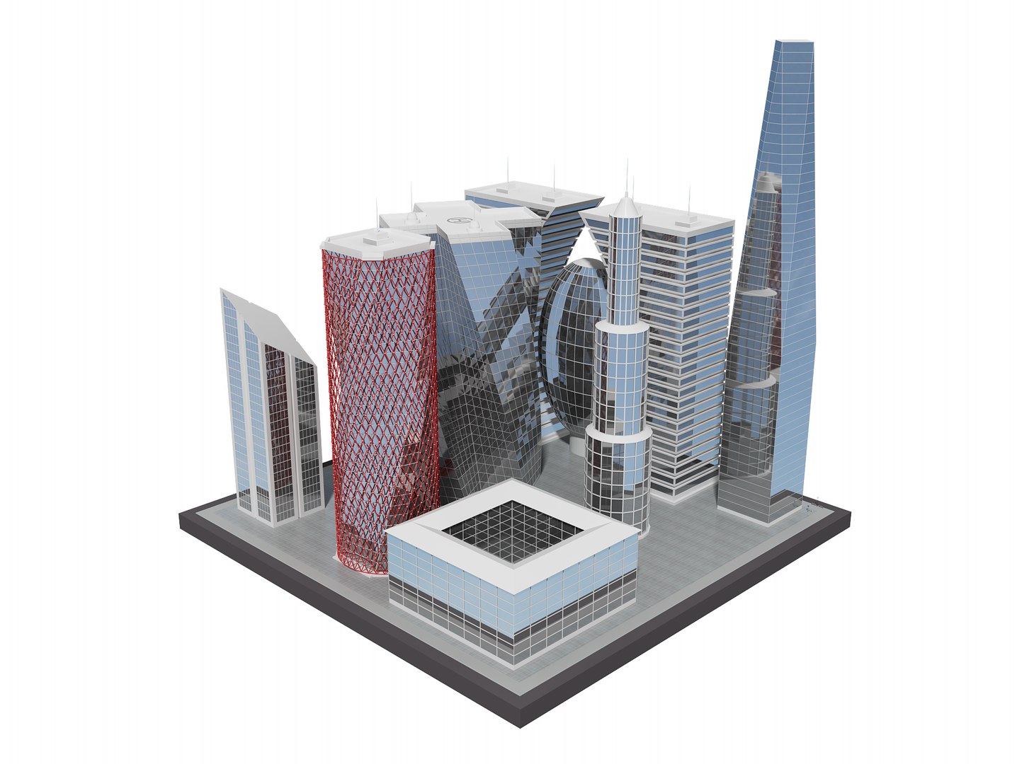 3D Model Modern Future Building - TurboSquid 1330627