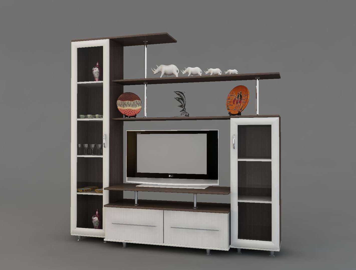 tv unit 3d model