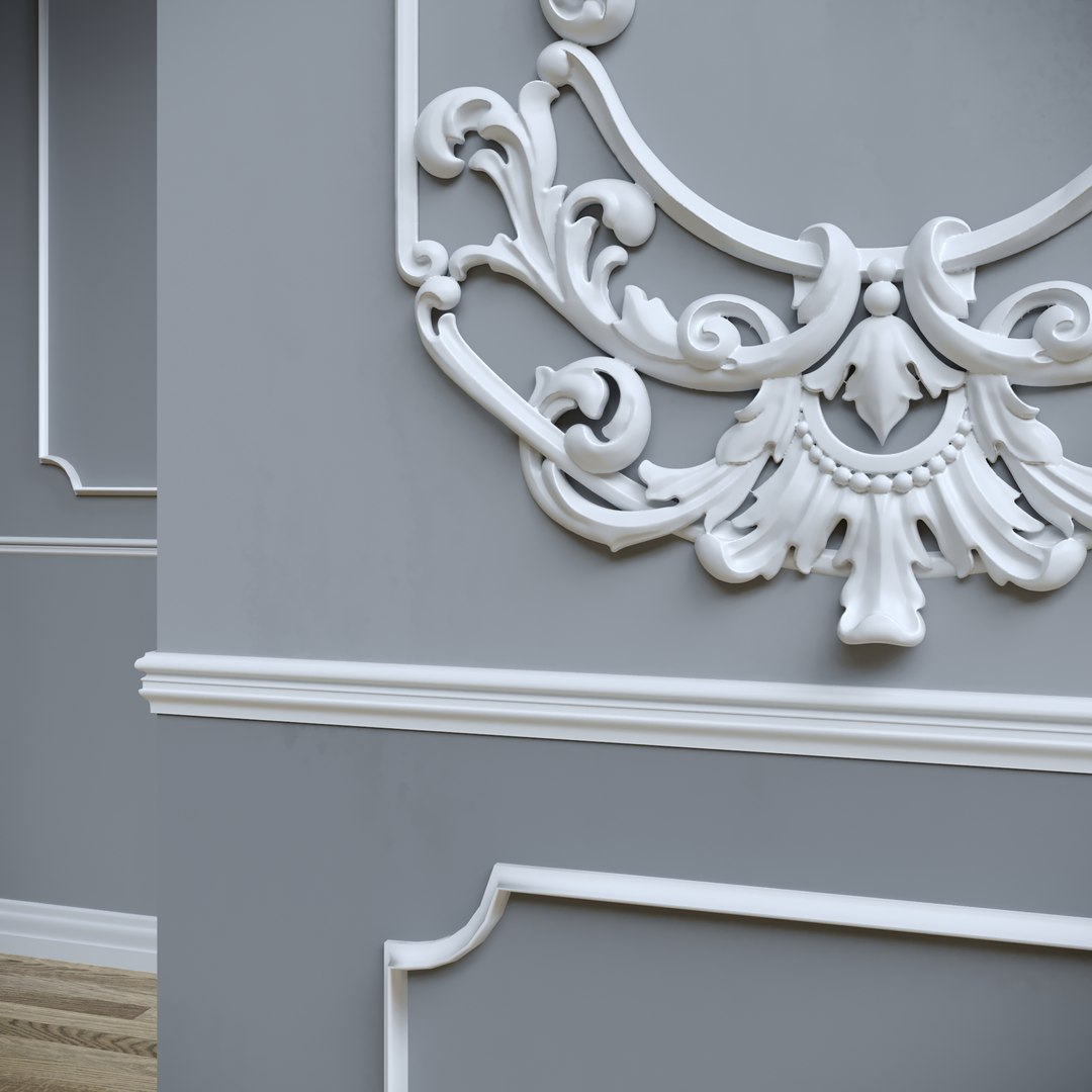 3D stucco decor model - TurboSquid 1397995