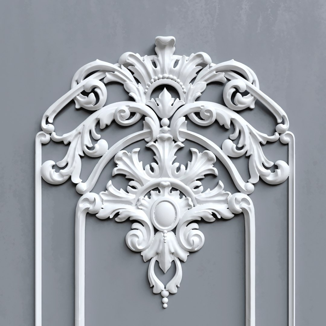 3D stucco decor model - TurboSquid 1397995