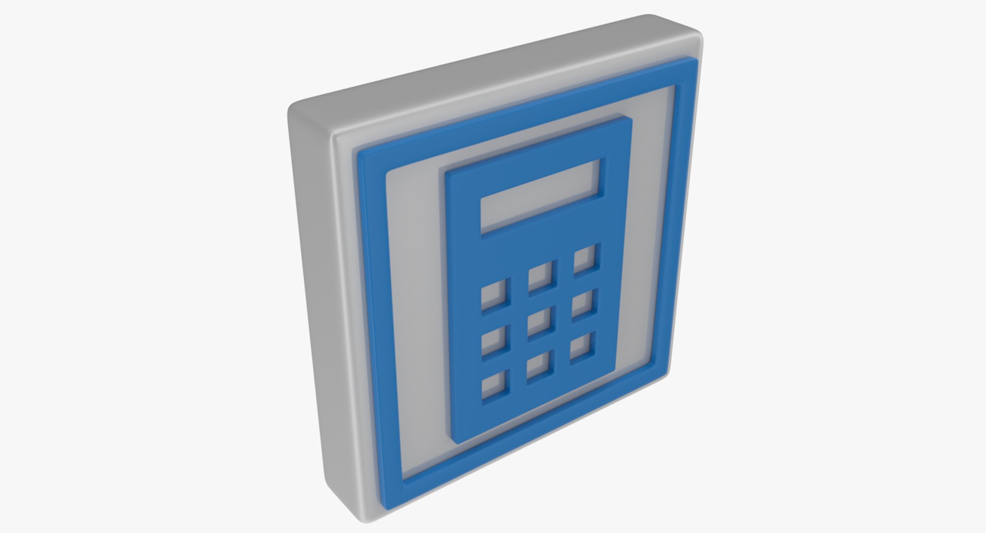3d Icon Computer Sign