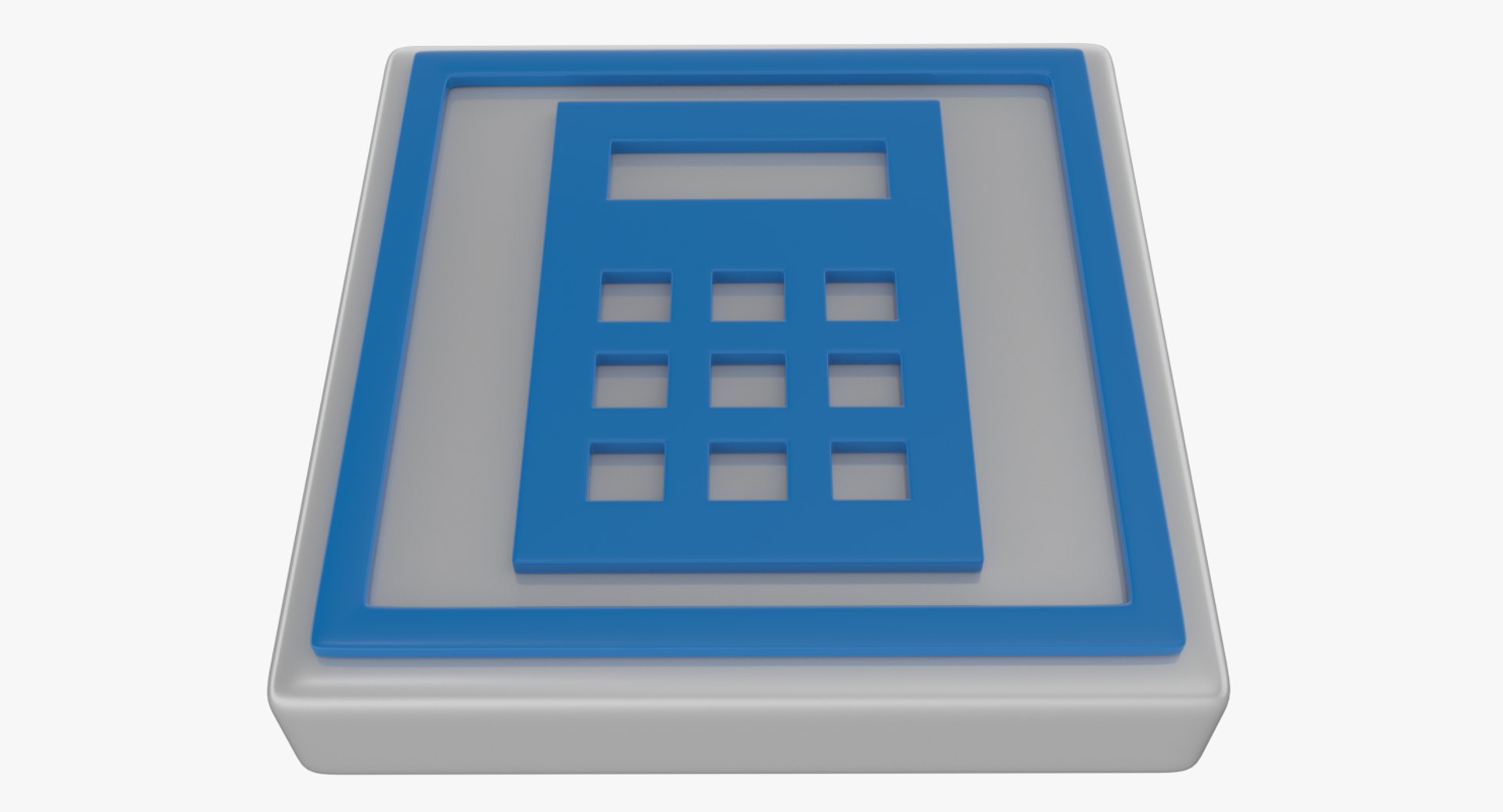 3d Icon Computer Sign