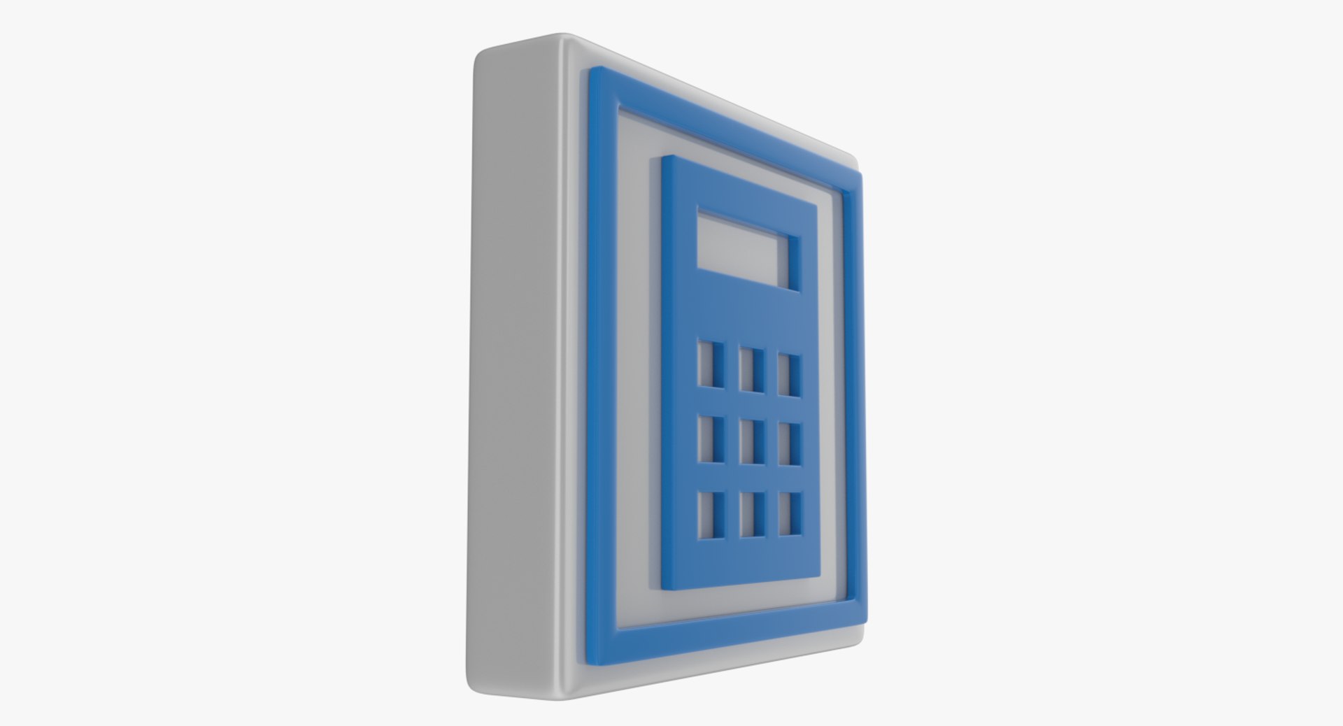 3d Icon Computer Sign