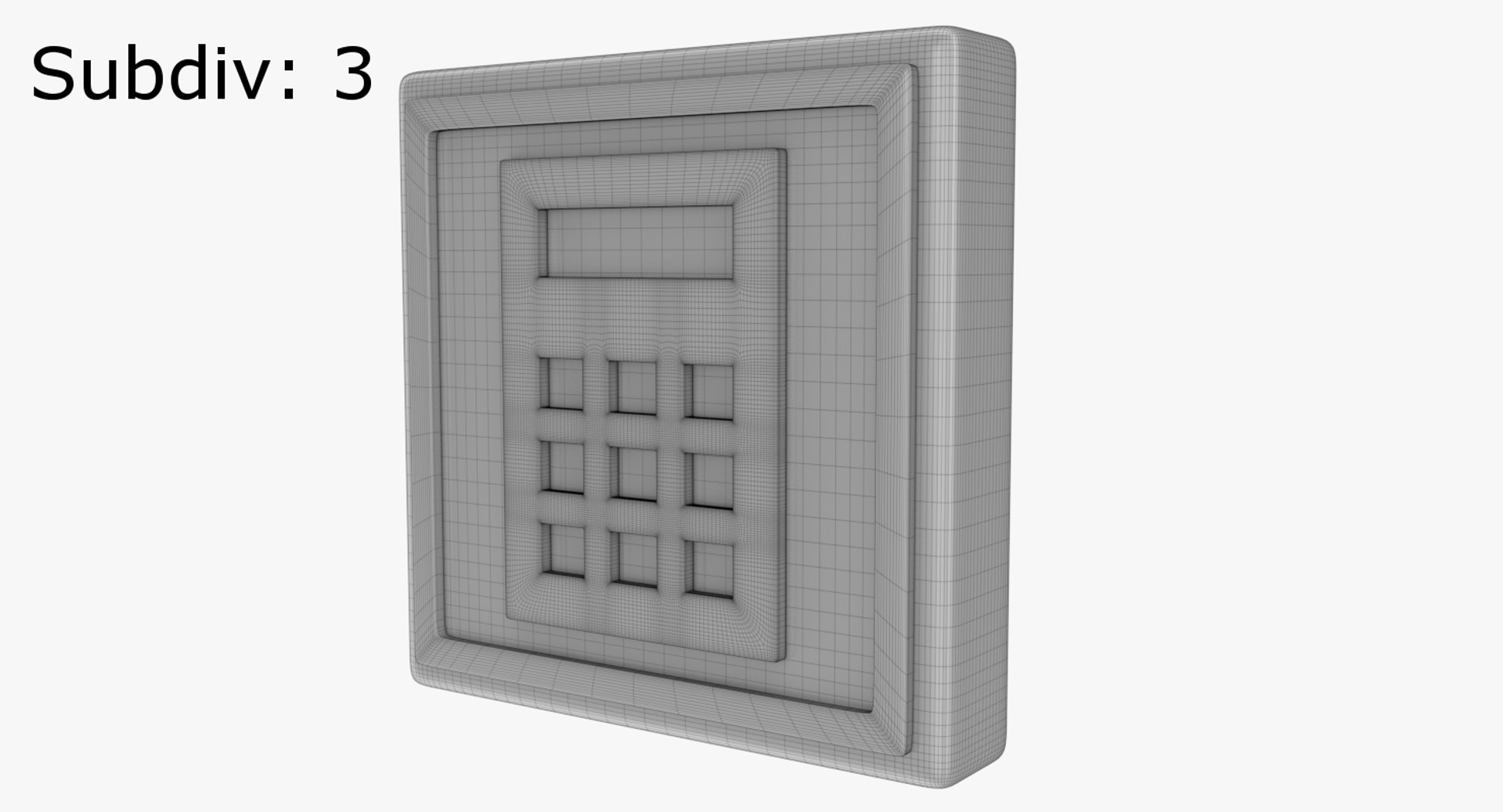 3d Icon Computer Sign