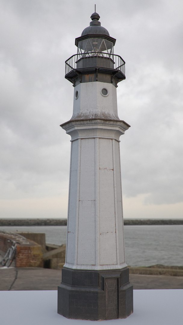 3D Old Metal Lighthouse - TurboSquid 2261797