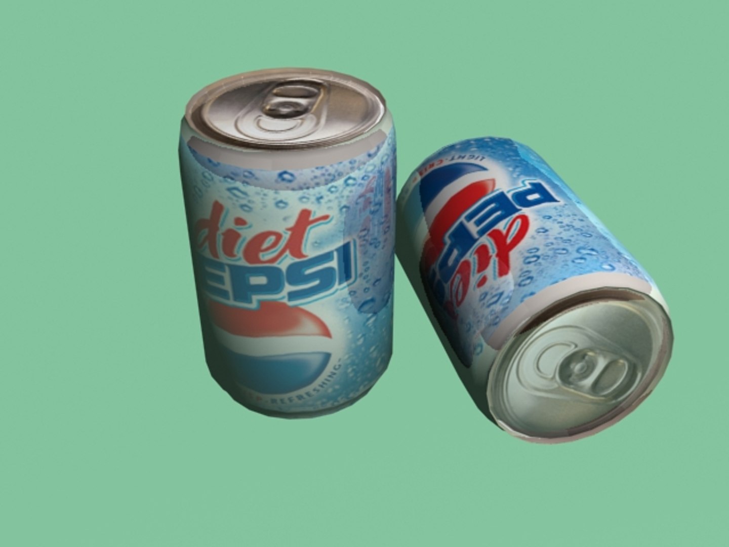 3d model pepsi cans